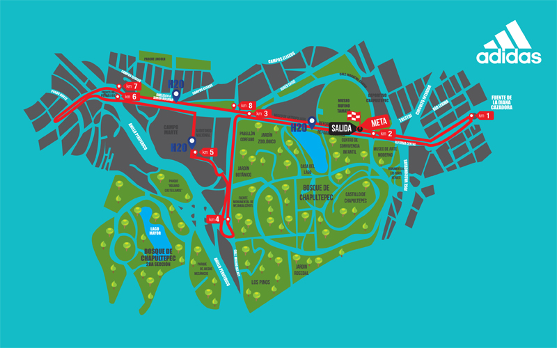 Ruta del split adidas 9K – RunMX